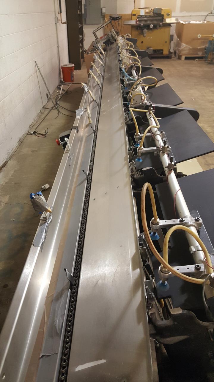 Lot #49: Harris Macey OMNIBINDER 9 Pocket Collator/Stitcher with Offset ...